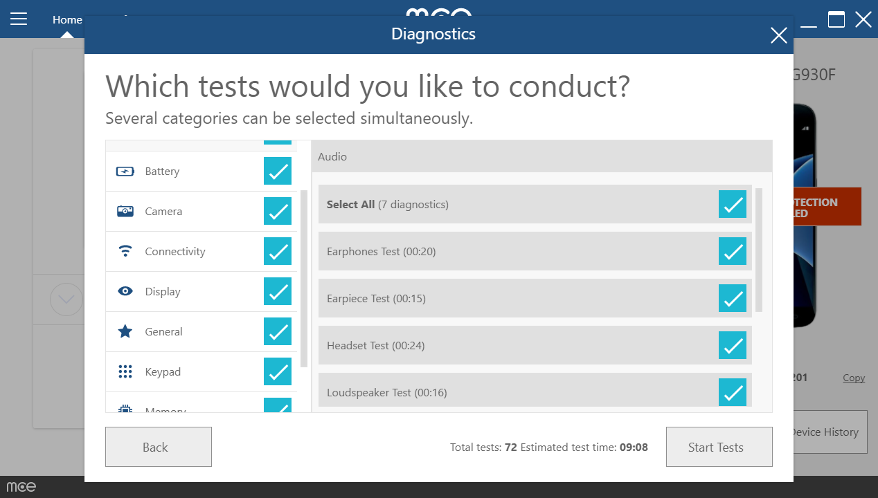 Diagnostics Process – mce Systems Help Center