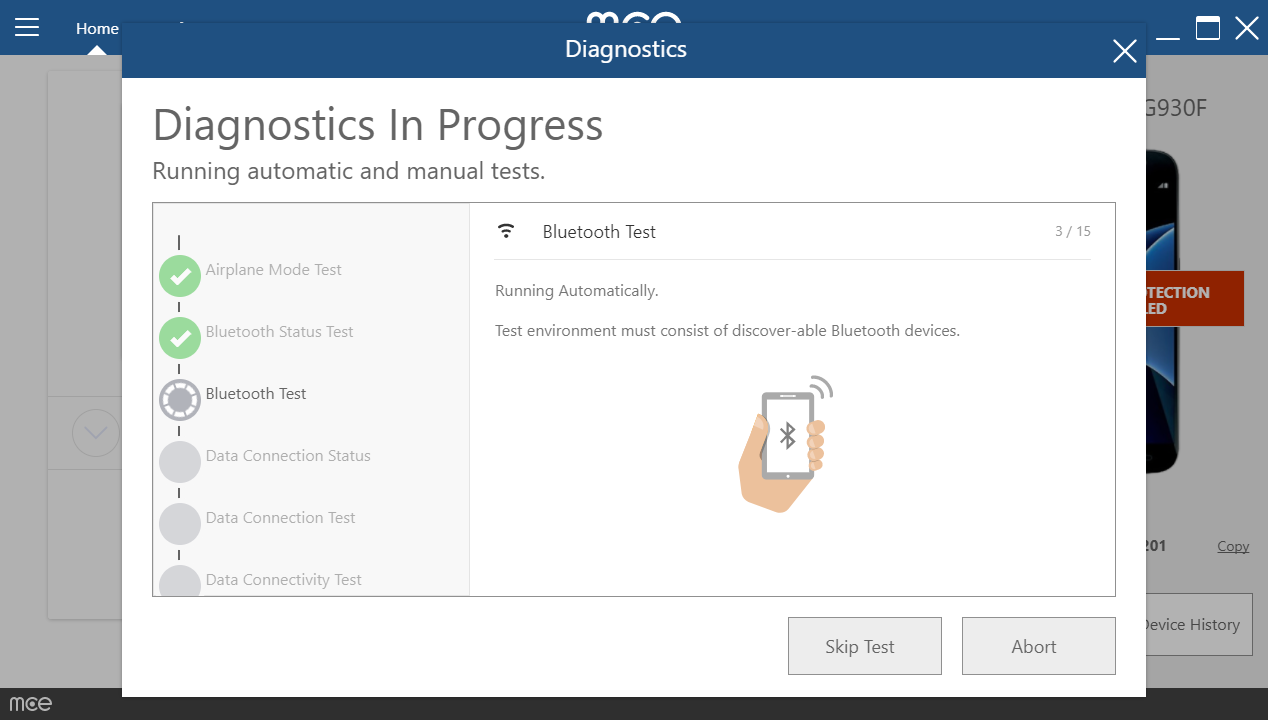 Diagnostics Process – mce Systems Help Center